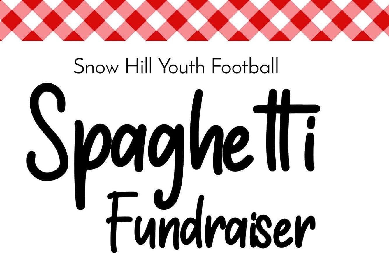 Snow Hill Youth Football Spaghetti Fundraiser | Bay Country 97.9 ...