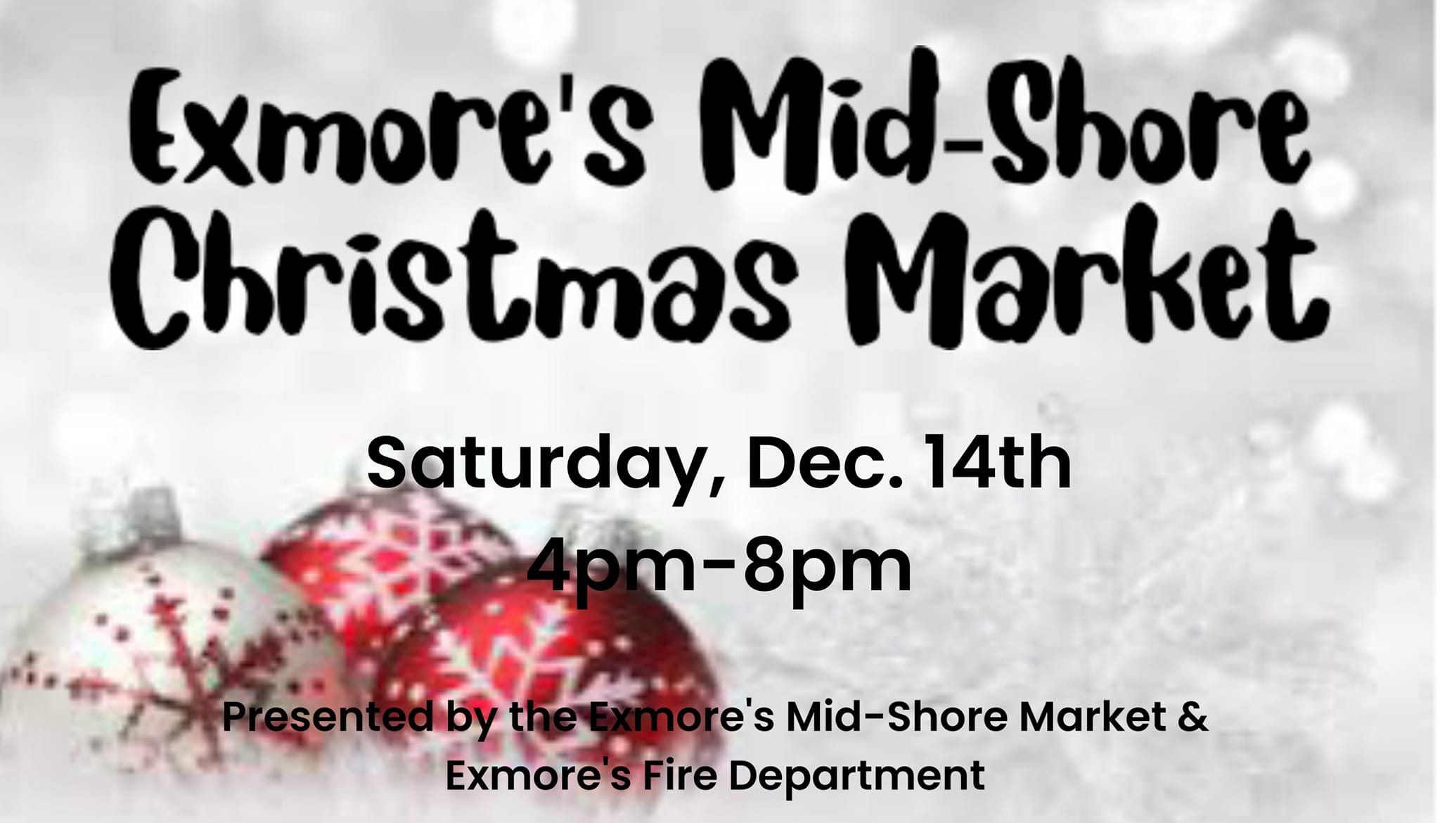 Exmore's Mid-Shore Christmas Market | Bay Country 97.9 | Today's ...
