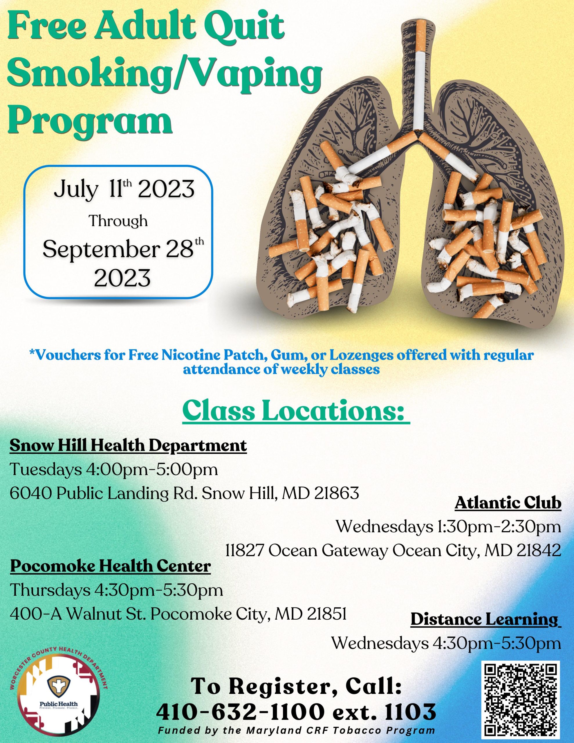 Adult Quit Smoking/Vaping Program - Worcester Health | Bay Country 97.9 ...