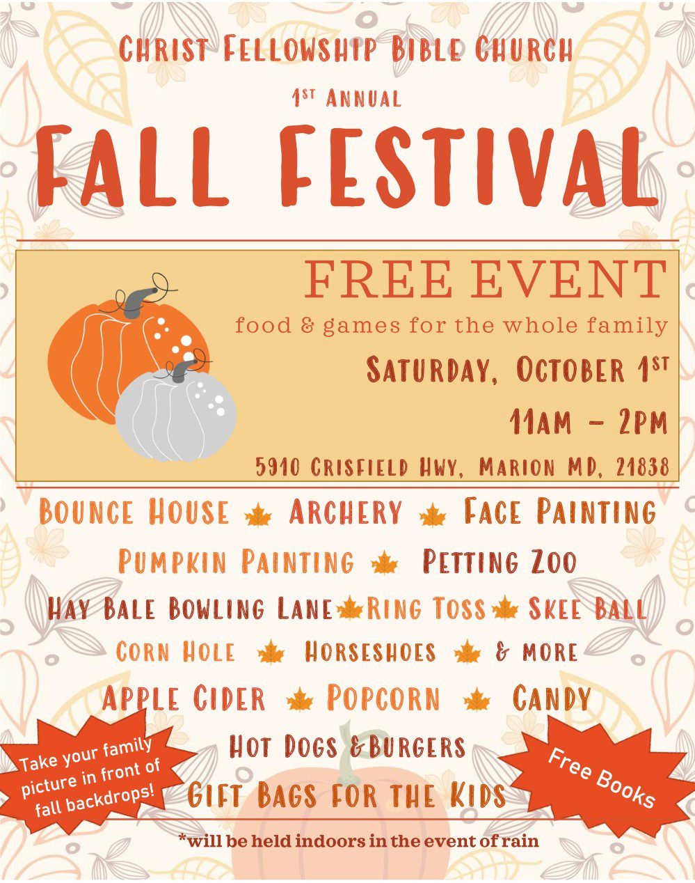 Christ Fellowship Bible Church Fall Festival | Bay Country 97.9 | Today ...