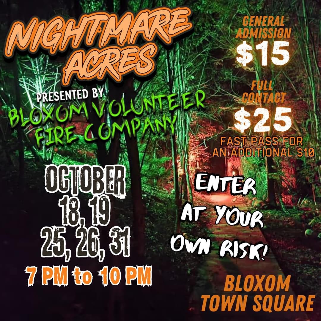 Bloxom VFC Nightmare Acres | Bay Country 97.9 | Today's Country ...